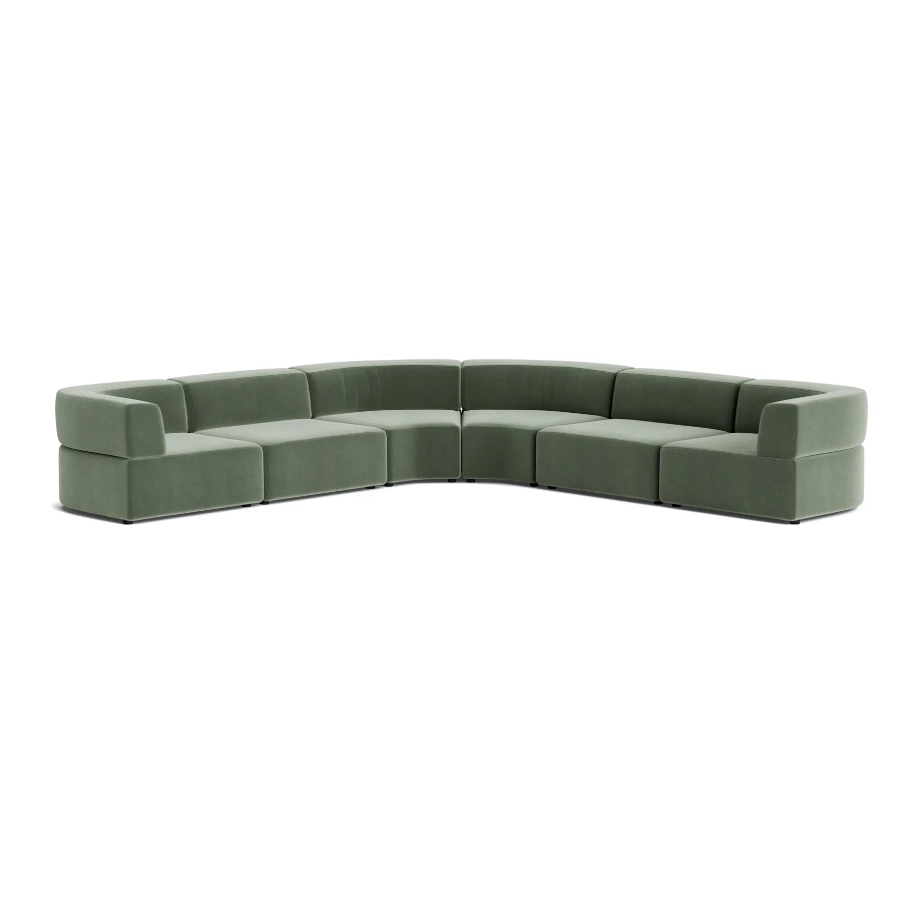 Buy Stretch Large Angled Corner Sofa - Opal Ocean by RJ Living online ...