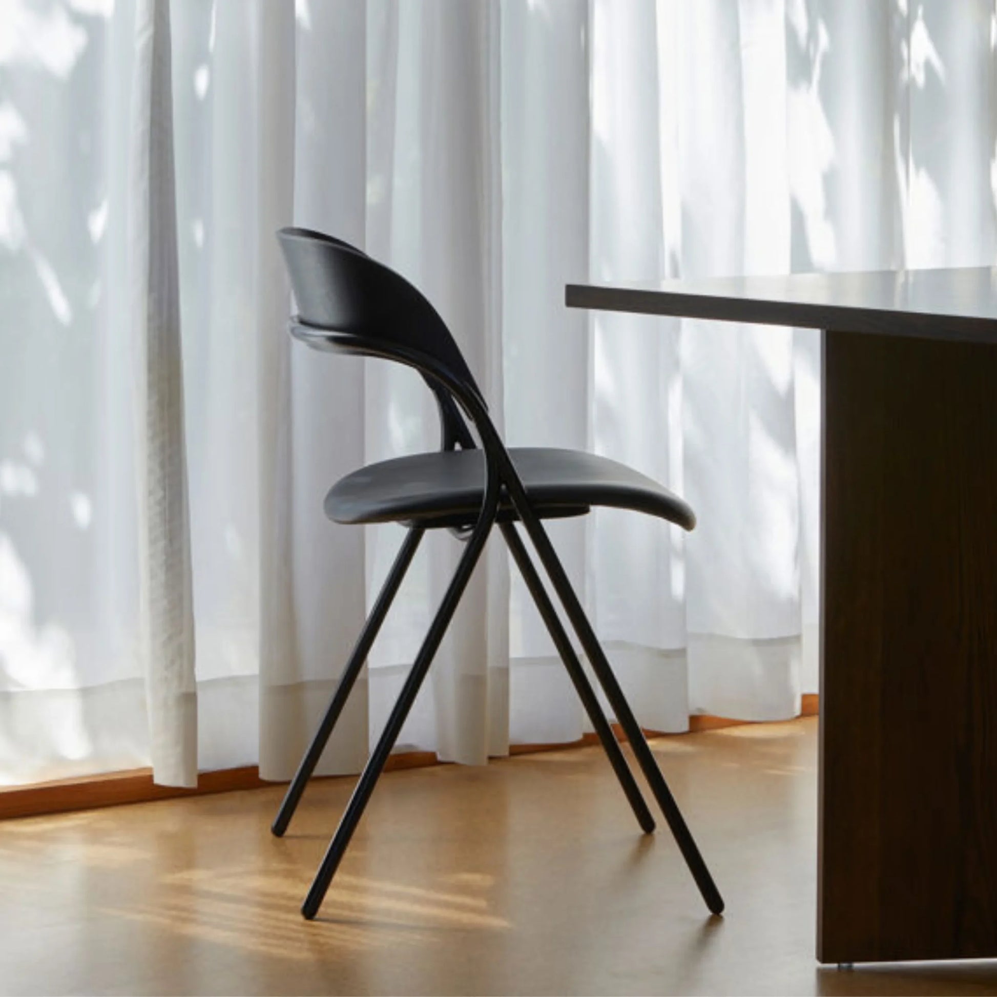 Buy Trace Dining Chair - Leather/Black by Citta online - RJ Living