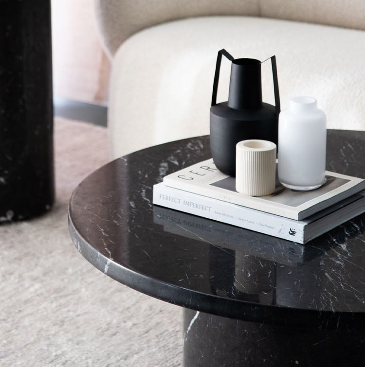 Buy Curve Marble Coffee Table - Earth Marble by RJ Living online - RJ ...