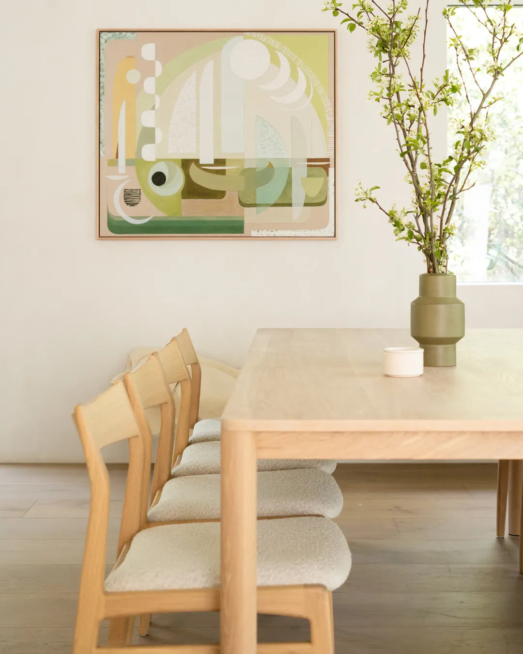 Buy Eclipse Dining Chair - Oak / Copenhagen Grey by RJ Living online ...