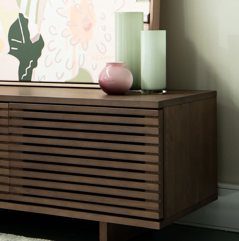 Buy Linear Entertainment Unit 240cm - Oak by RJ Living online - RJ Living