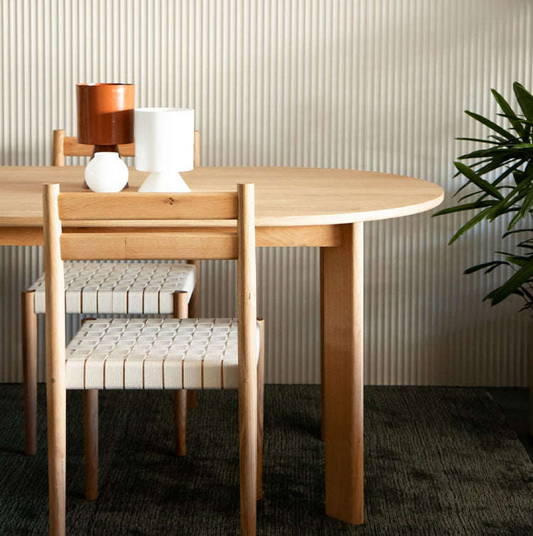 Buy Loop Dining Table 180cm - Oak by RJ Living online - RJ Living