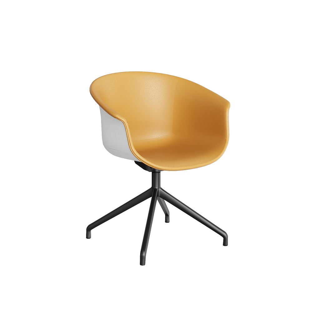 Buy Queen Dining Chair With 4 Way Leg - Pu / White / Black by Grado ...