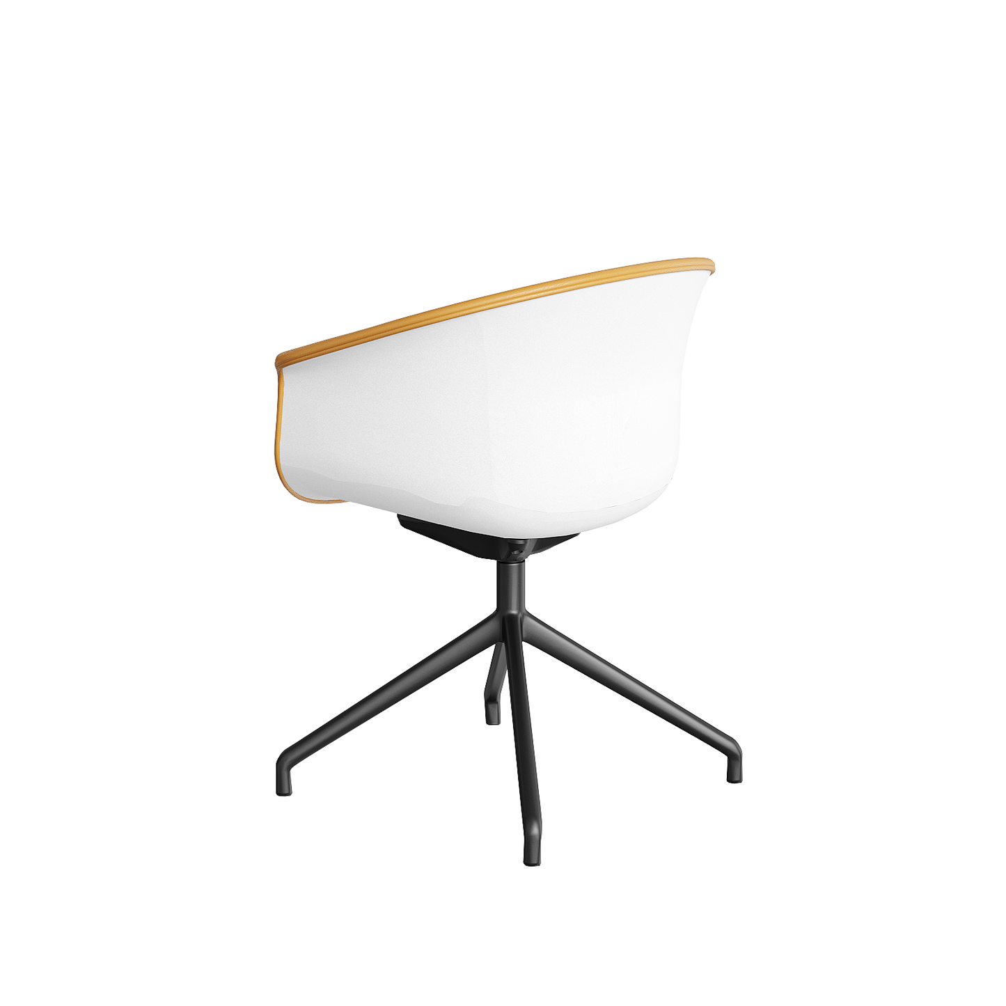 Buy Queen Dining Chair With 4 Way Leg - Pu / White / Black by Grado ...