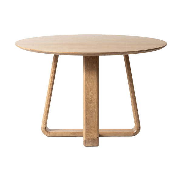 Buy Russo Round Dining Table 120cm - Oak by Ode Design online - RJ Living