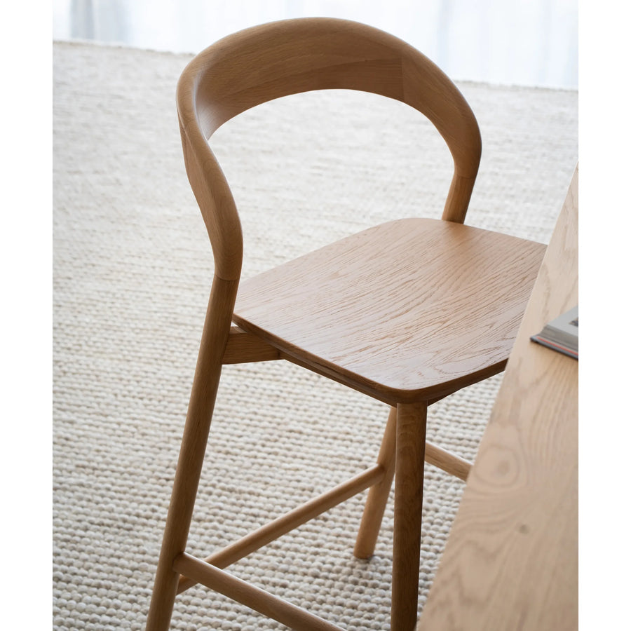 Buy Tempo Bar Stool - Oak by Ode Design online - RJ Living