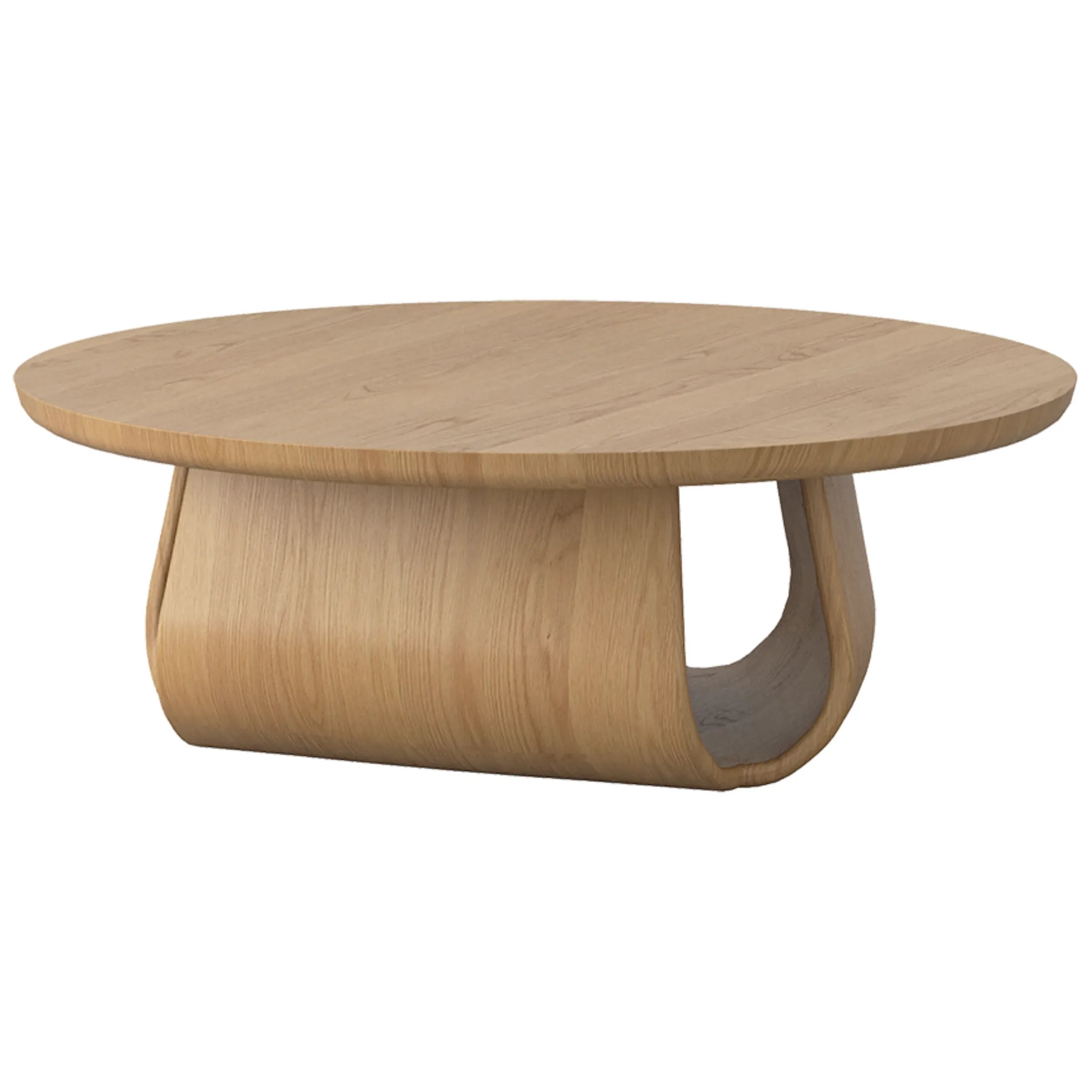 Buy Sima Round Coffee Table - Oak by Ode Design online - RJ Living