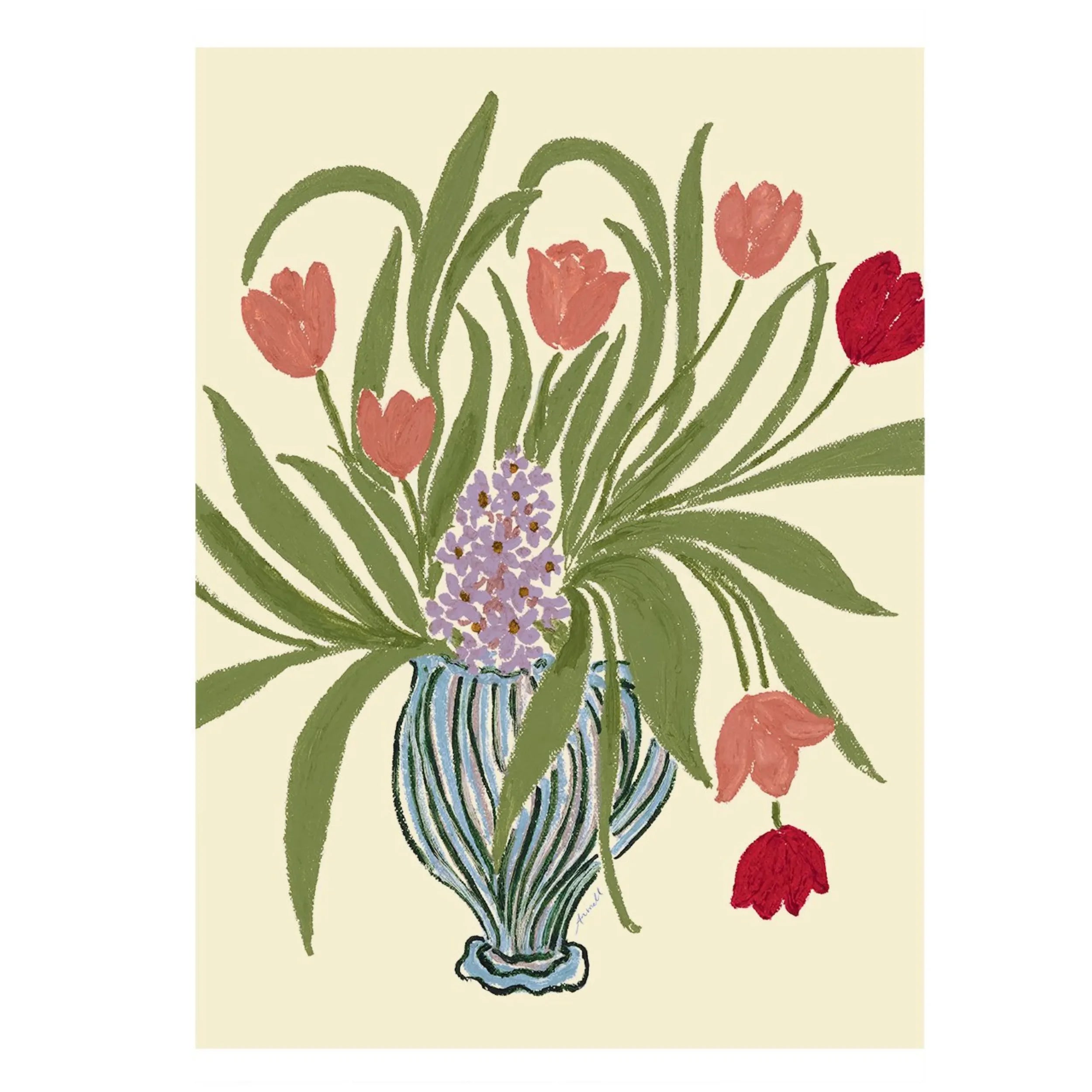Buy Weekend Arrangement Print 21cm x 29.7cm (A4) by The Poster Club ...