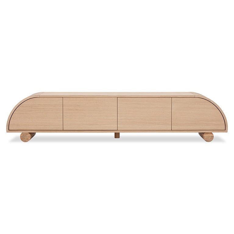 Buy Muse Entertainment Unit 210cm - Oak by RJ Living online - RJ Living