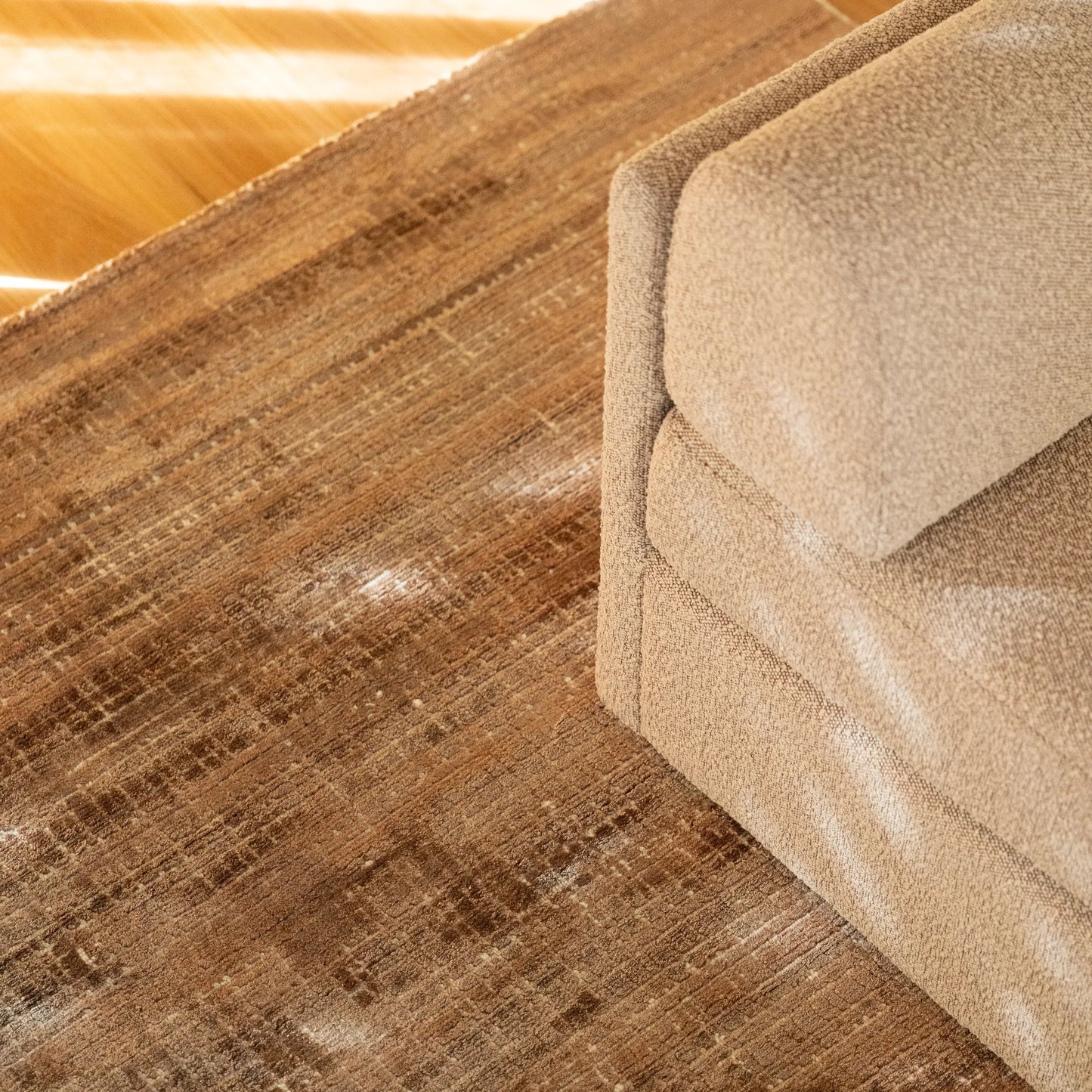 Buy Atticus Rug - Pecan - 200cm x 300cm by RJ Living online - RJ Living