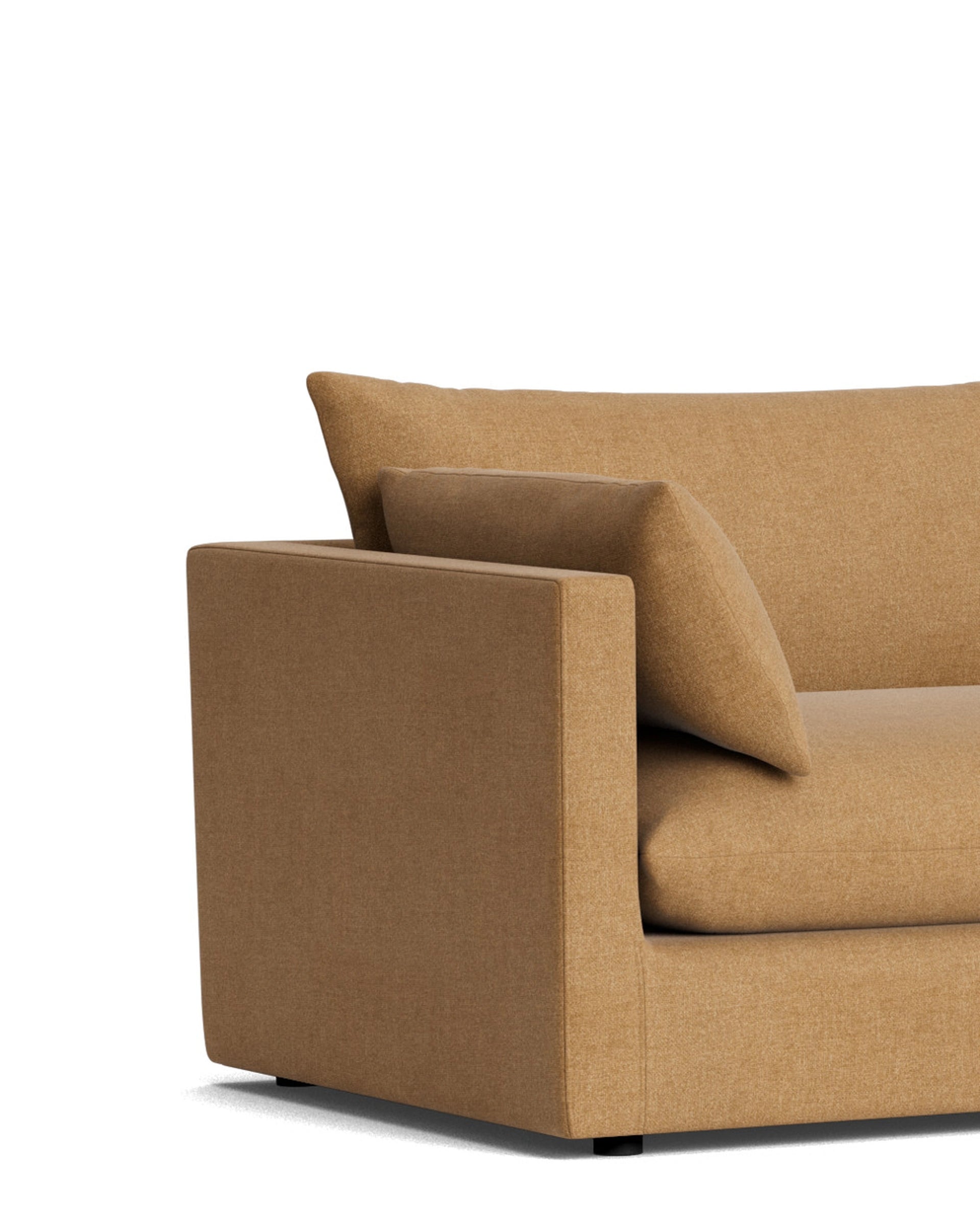 Buy Sidney Slipcover 5 Seater Chaise Sofa - Fossil Fawn by RJ Living ...