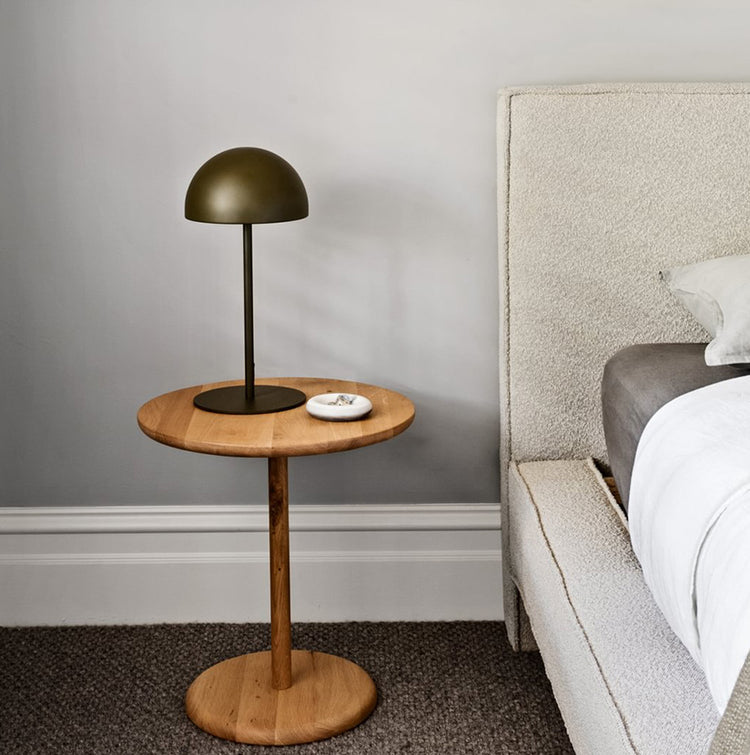 Buy Turn Side Table - Oak by RJ Living online - RJ Living