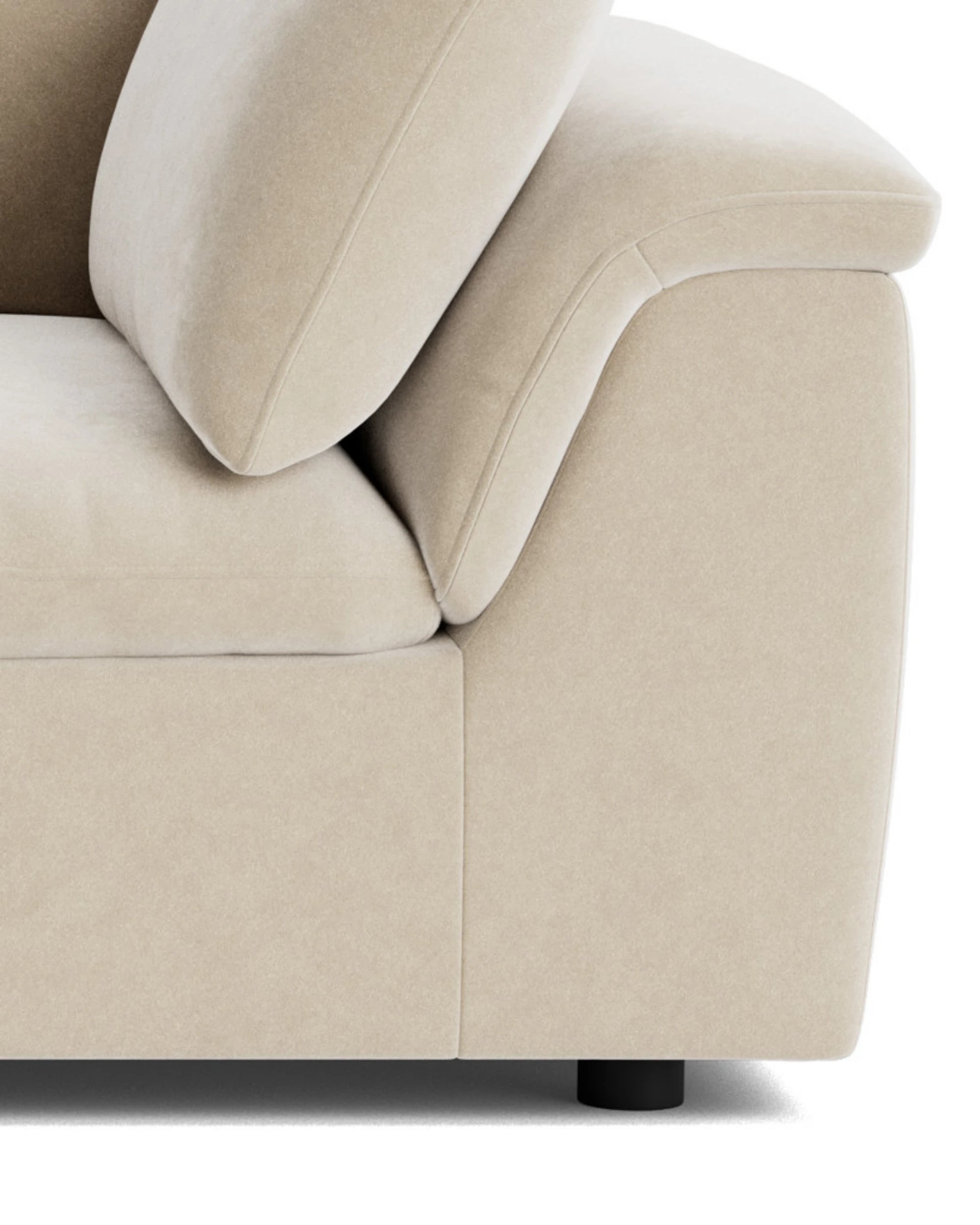 Buy Melt 3 Seater Sofa - Eden Ecru by RJ Living online - RJ Living