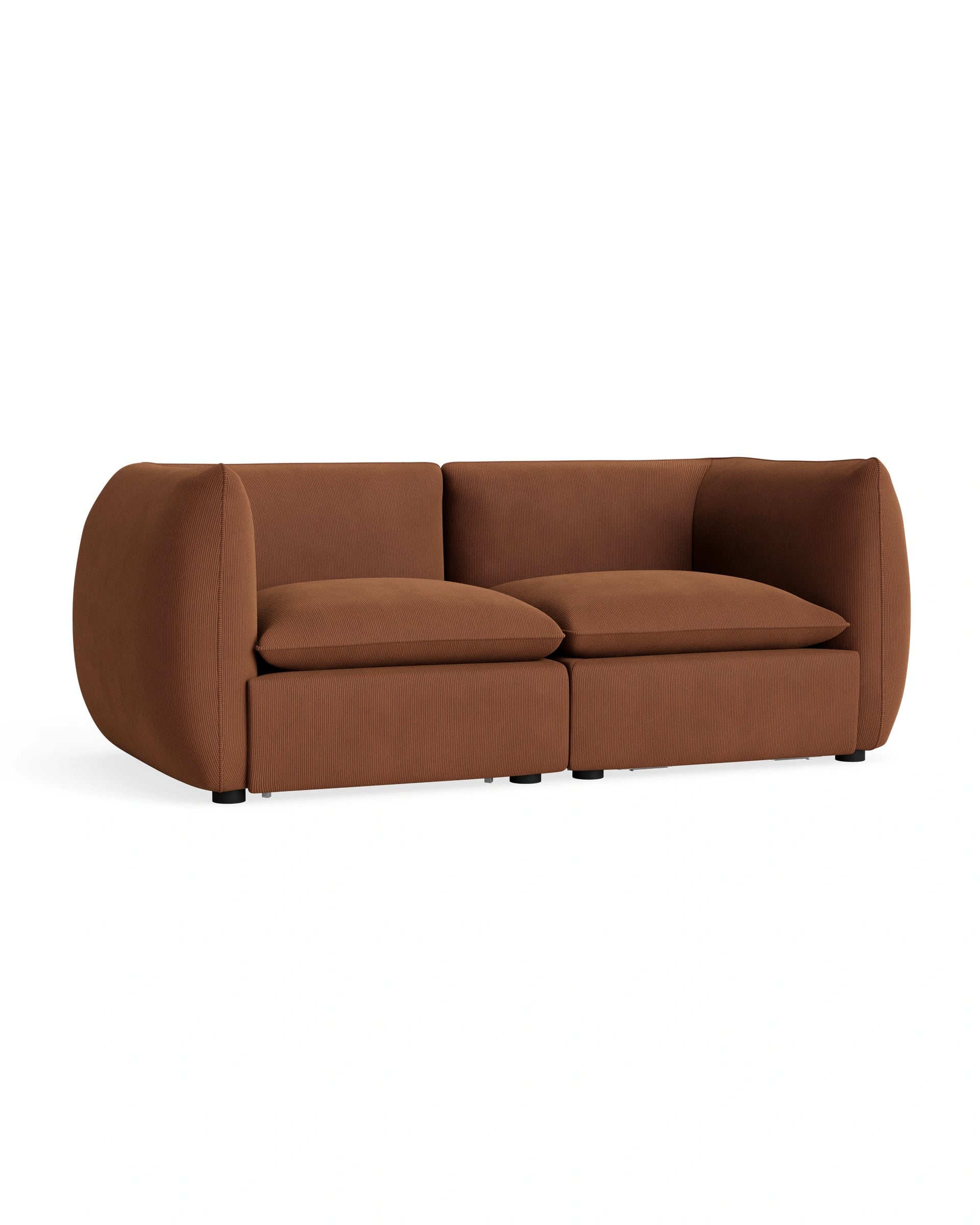 Buy Muro 3 Seater Sofa - Corduroy Cocoa by RJ Living online - RJ Living
