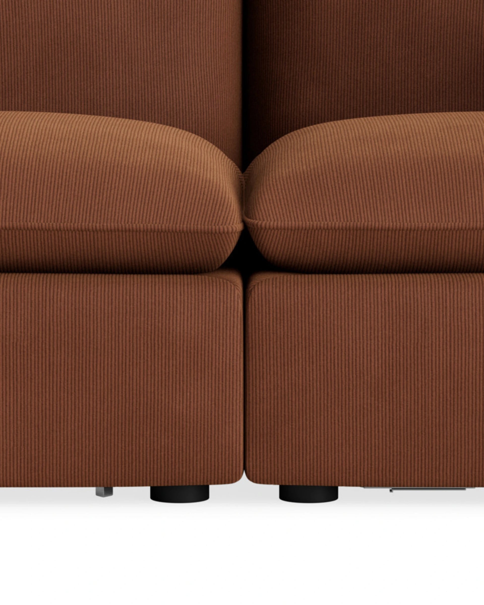 Buy Muro 3 Seater Sofa - Corduroy Cocoa by RJ Living online - RJ Living