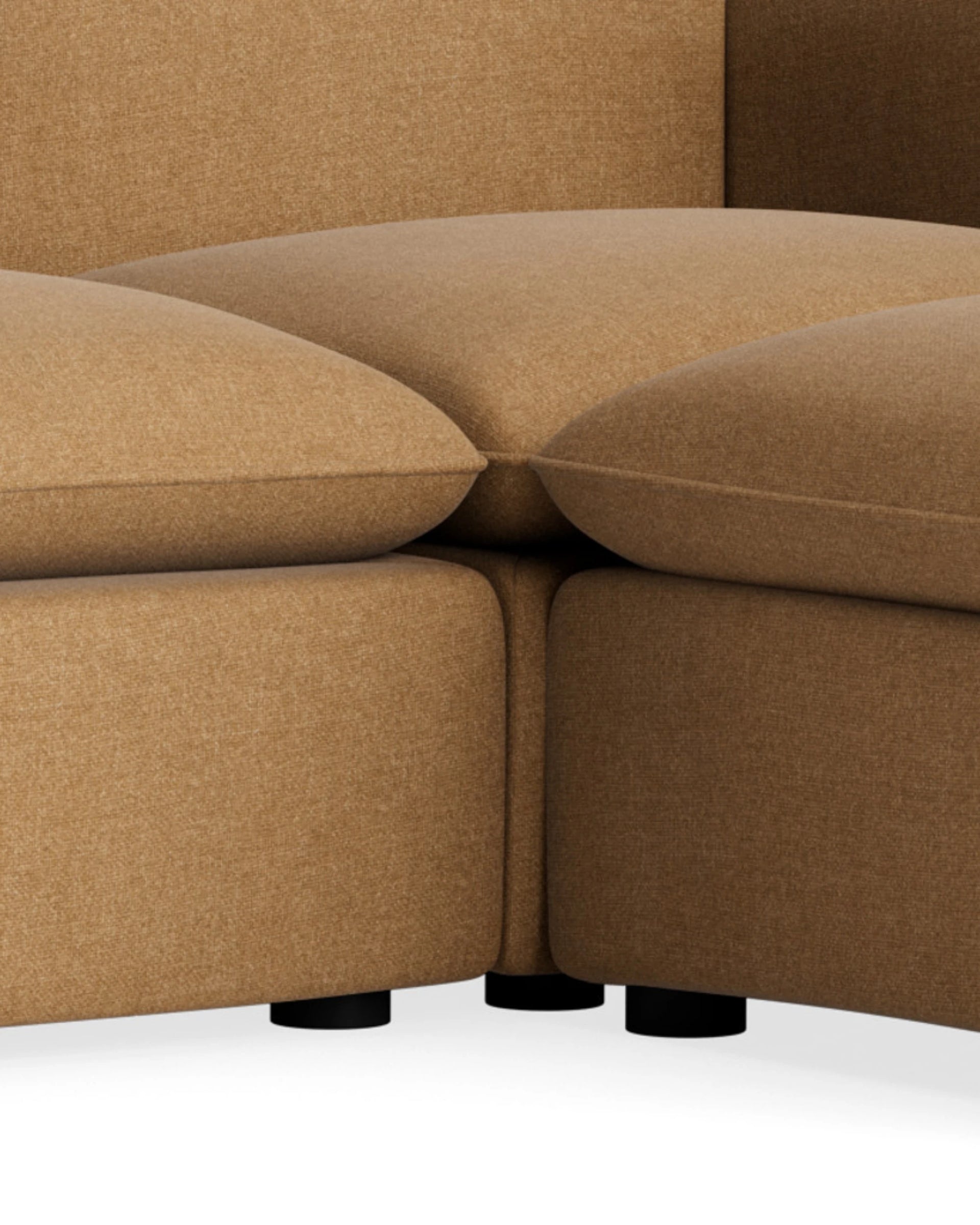 Buy Muro 4 Seater Chaise Sofa - Fossil Fawn by RJ Living online - RJ Living