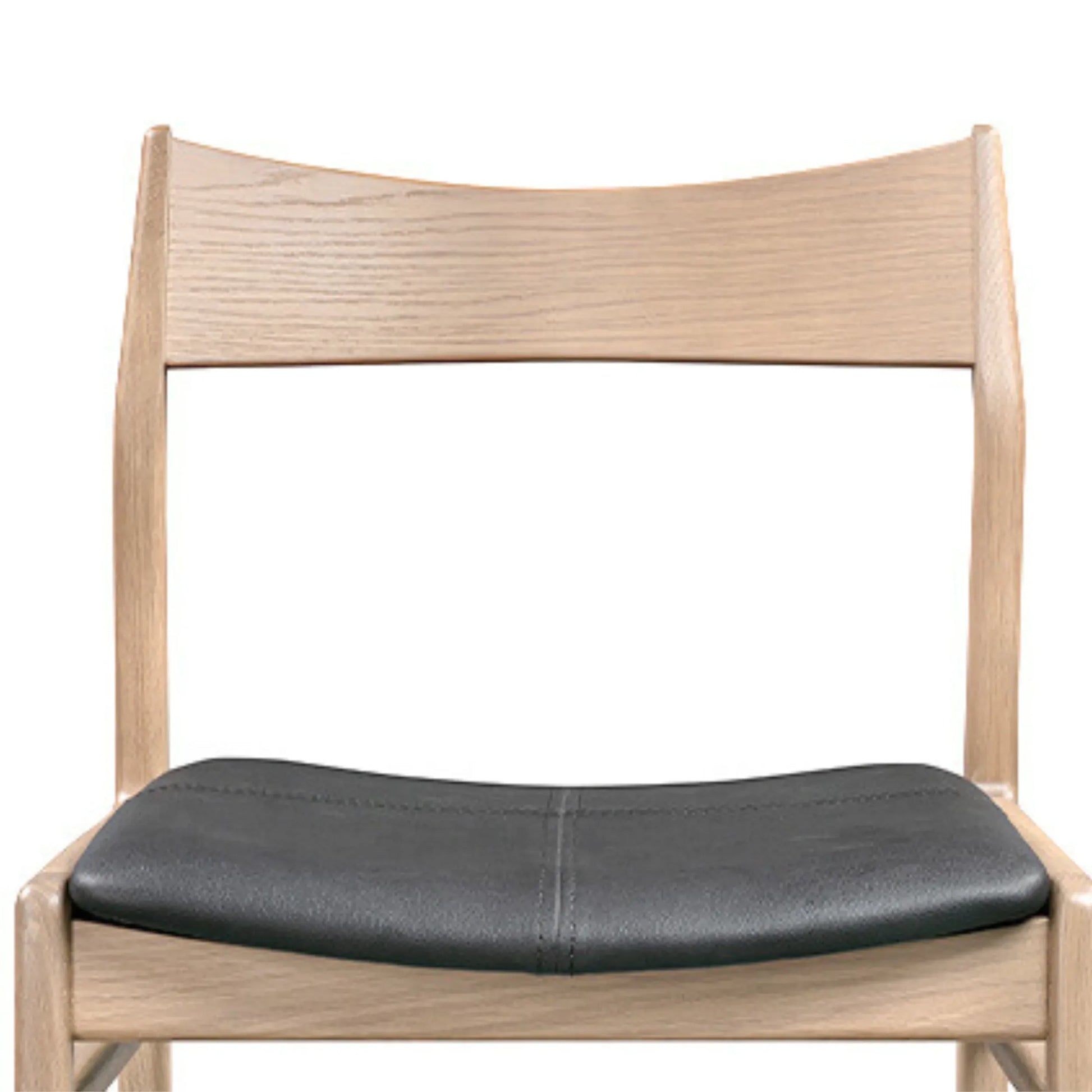 Buy Eclipse Dining Chair - Oak / Black Leather by RJ Living online - RJ ...