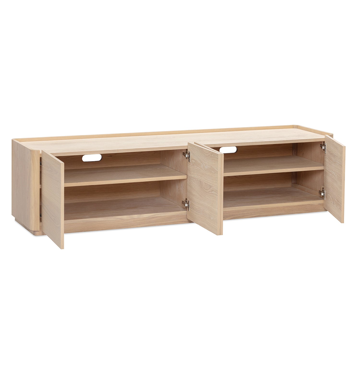 Buy Trim Entertainment Unit 180cm - Oak by RJ Living online - RJ Living
