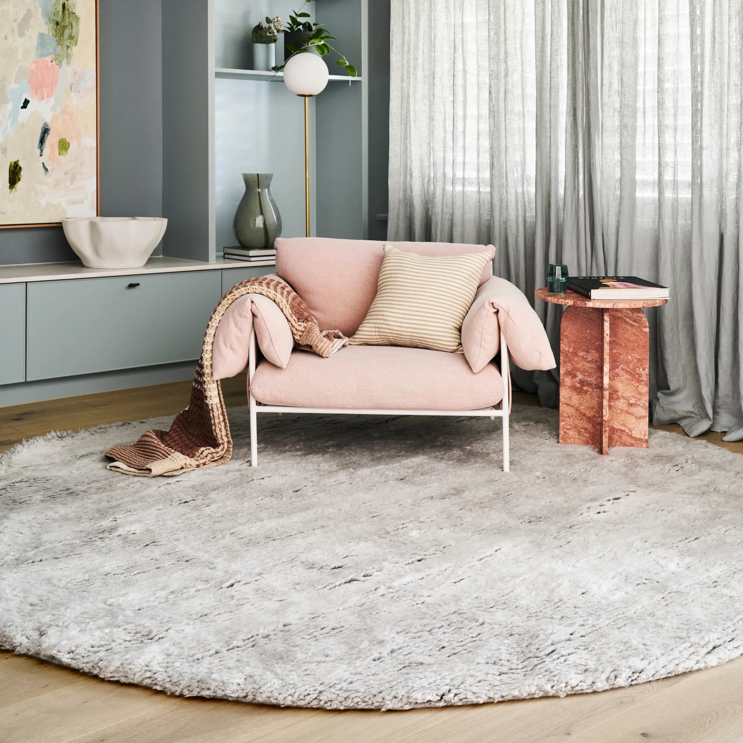 Buy Cozy Rug - Fog 200cm x 300cm by Elan & Earth online - RJ Living