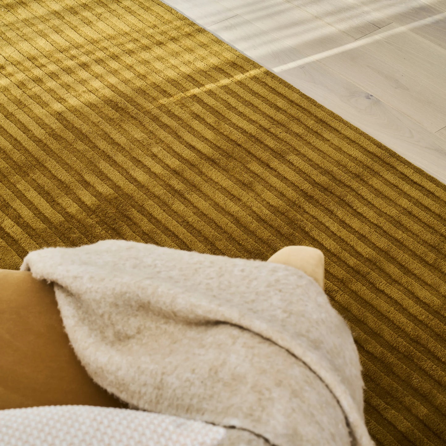 Buy Trace Rug - Golden 200cm x 300cm by Elan & Earth online - RJ Living