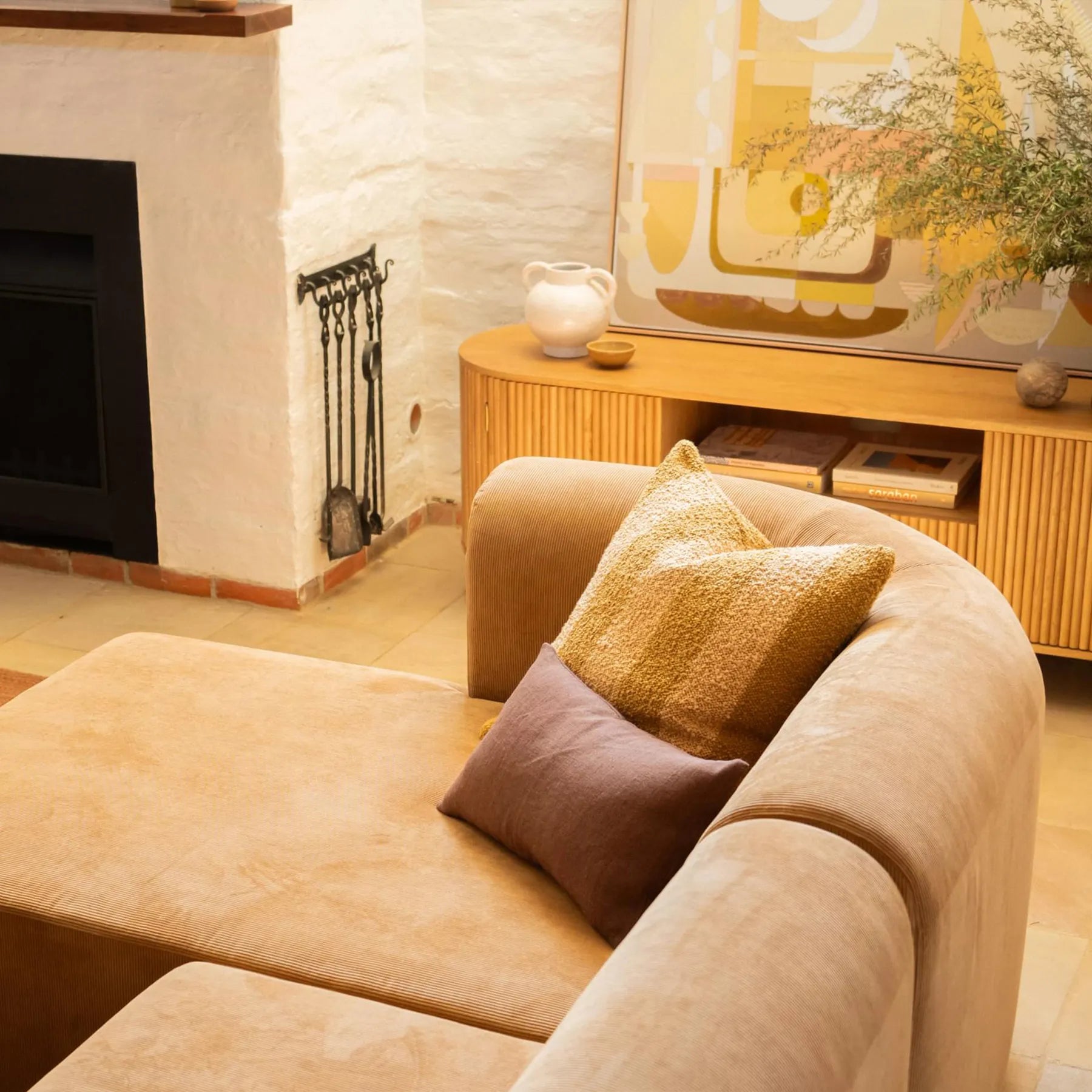 Buy Berg 3 Seater LHF Chaise Sofa - Copenhagen Forest by RJ Living ...