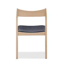 Buy Eclipse Dining Chair - Oak / Black Leather by RJ Living online - RJ ...