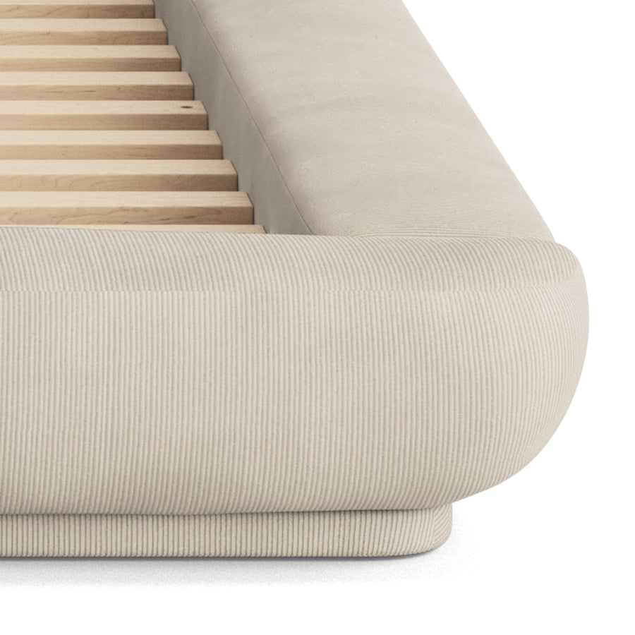 Buy Floss Queen Bed - Corduroy Mist by RJ Living online - RJ Living