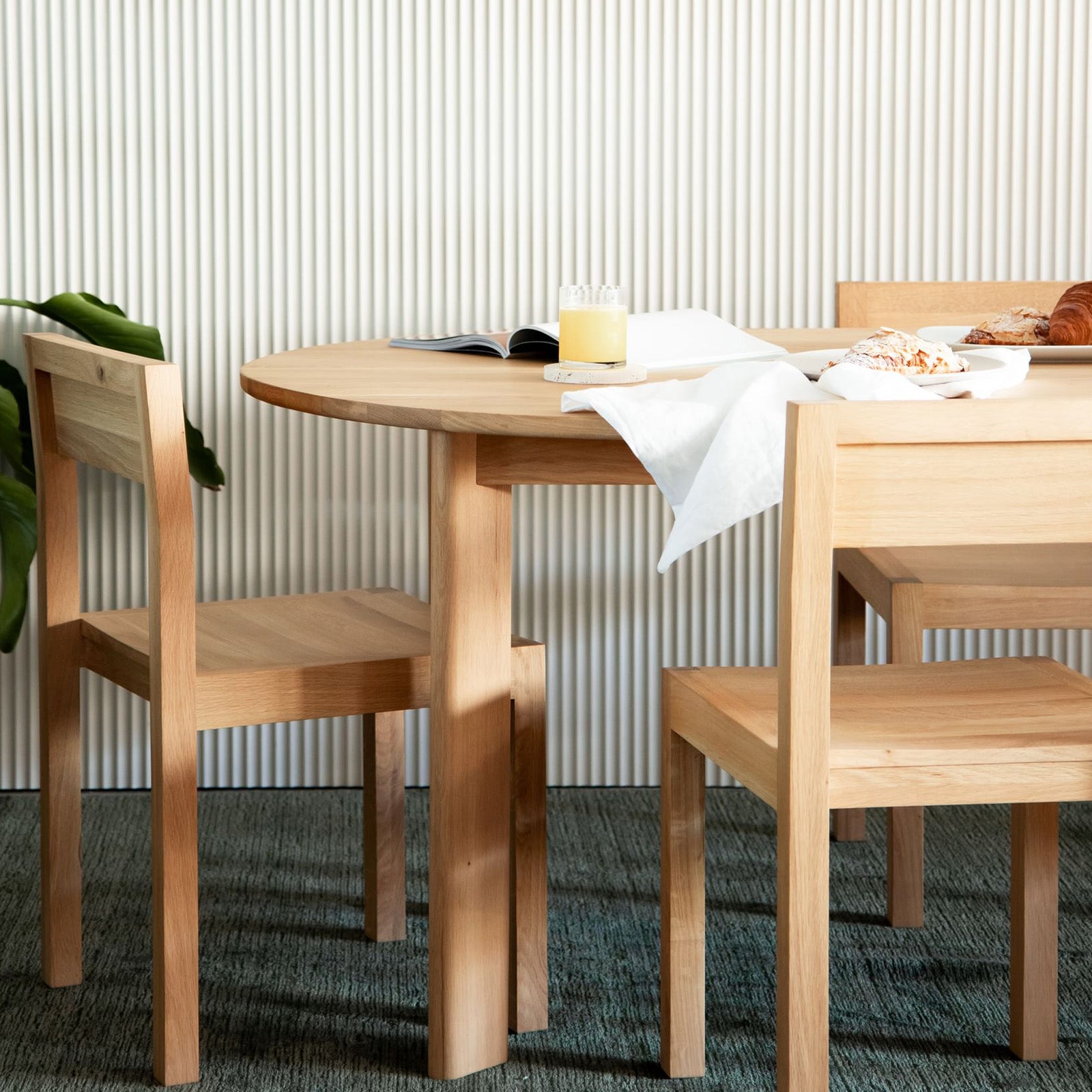 Buy Loop Dining Table 220cm - Oak by RJ Living online - RJ Living