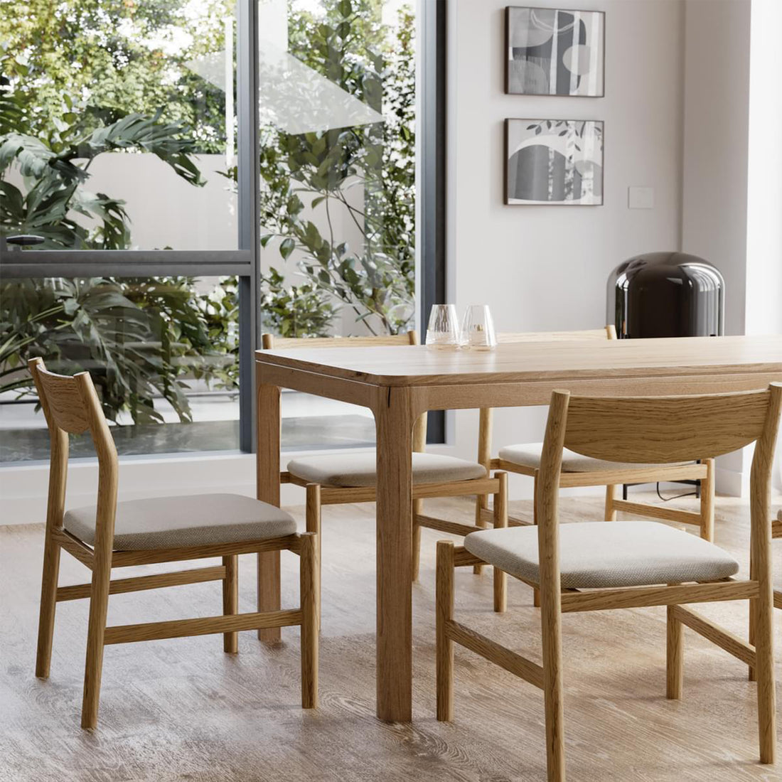 Buy Anton Dining Table 210cm - Oak by Unico online - RJ Living