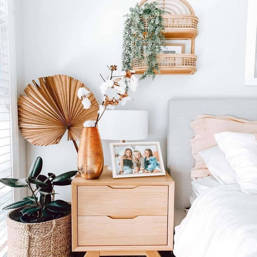 Buy Harper Bedside Table - Oak by Unico online - RJ Living