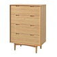 Buy Mia 4 Drawer Chest - Oak by Unico online - RJ Living
