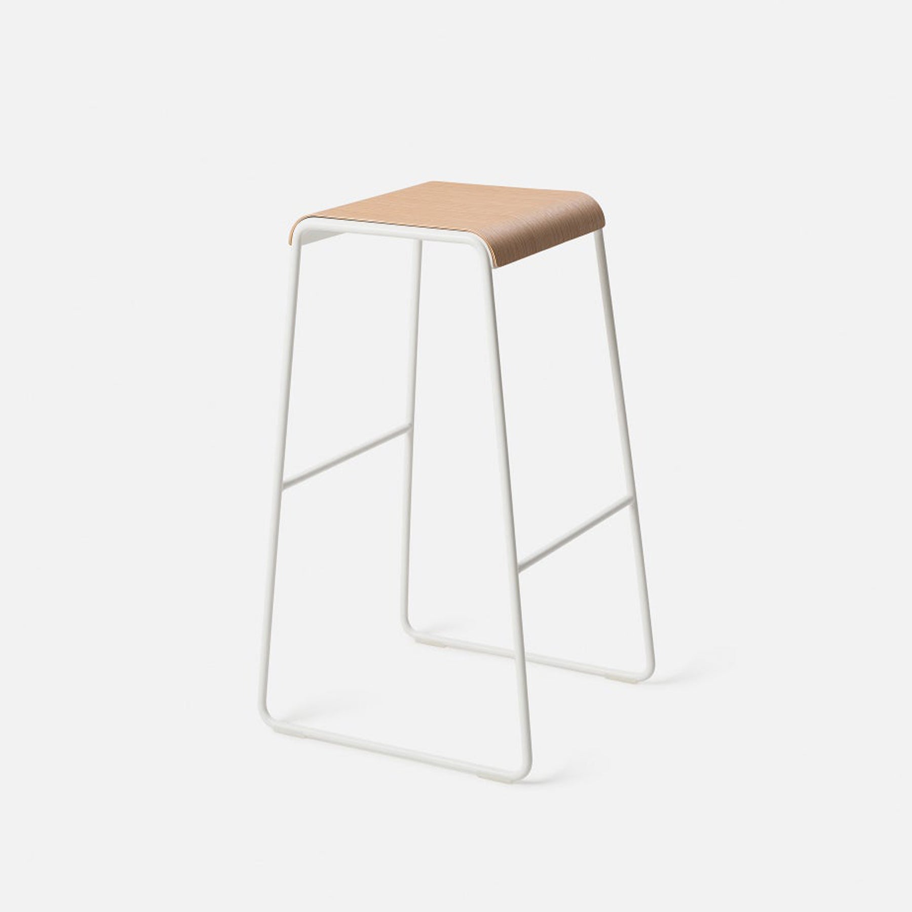 Buy S2 Stool 72.5cm - White/Oak by Citta online - RJ Living