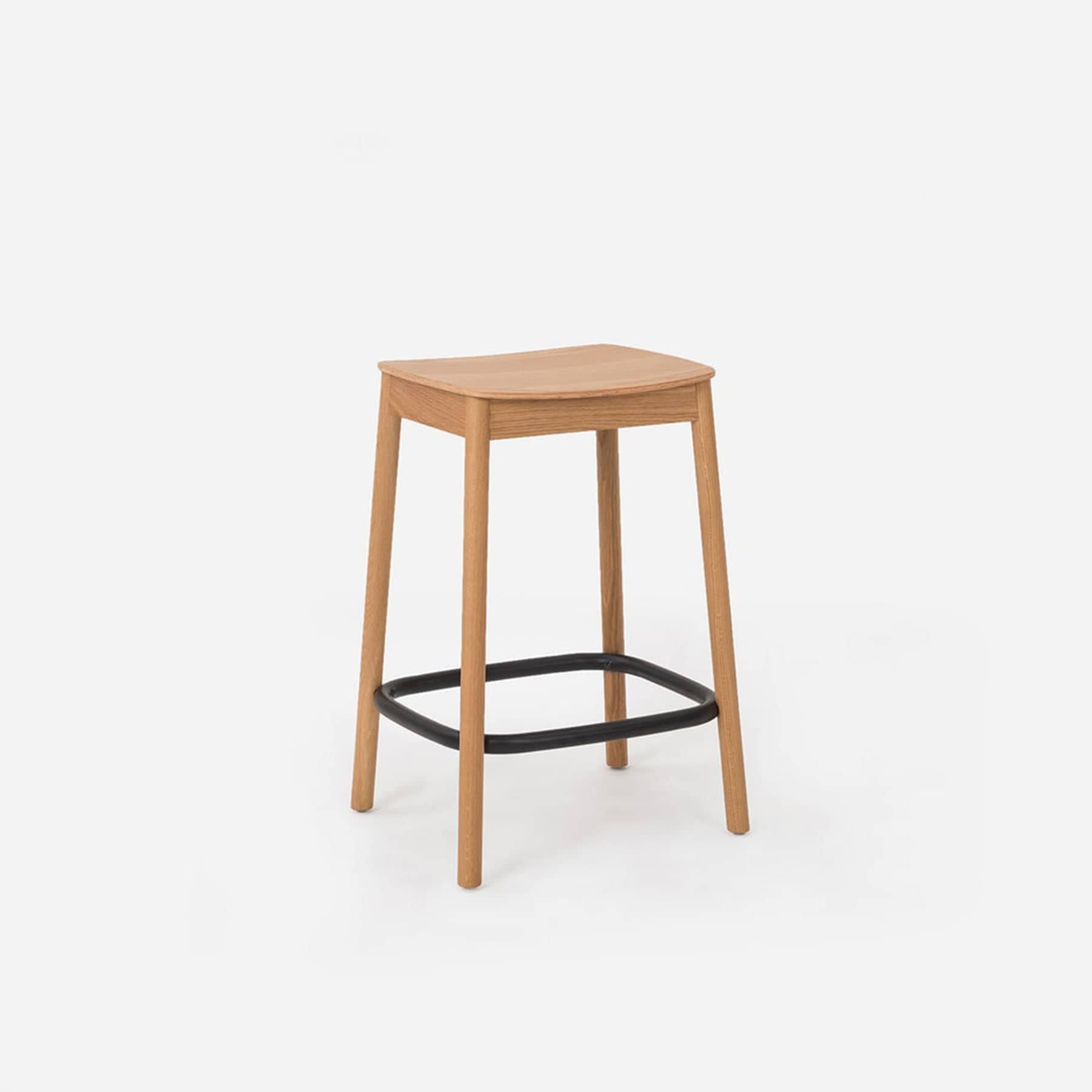 Buy Radial Stool 65cm - Oak/Black by Citta online - RJ Living