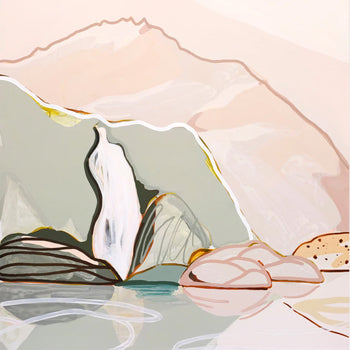 Buy Adonis Canvas Print 100cm x 114cm Oak Frame by Studio Elwood online ...