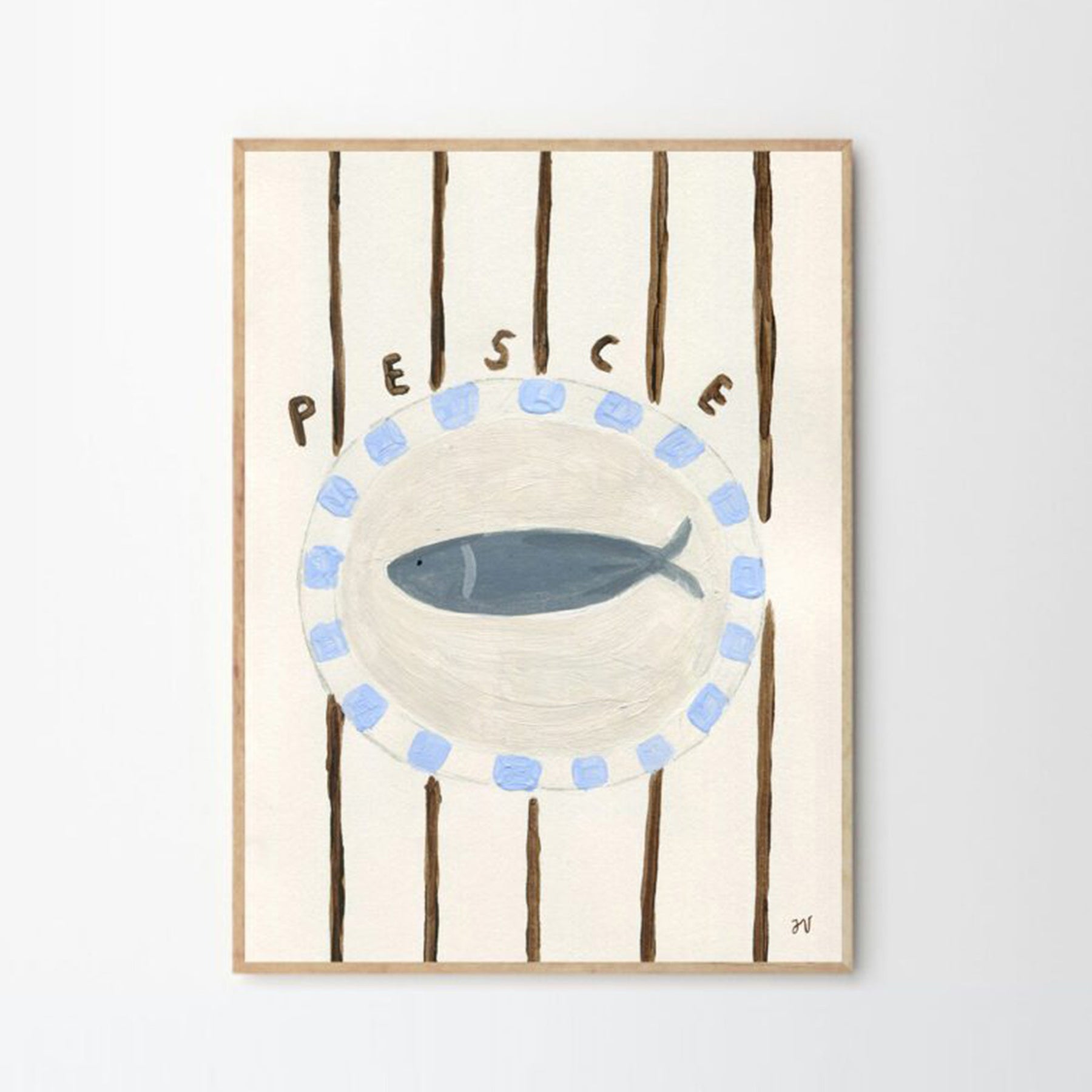 Buy Pesce Print 30Cm x 40Cm by The Poster Club online - RJ Living