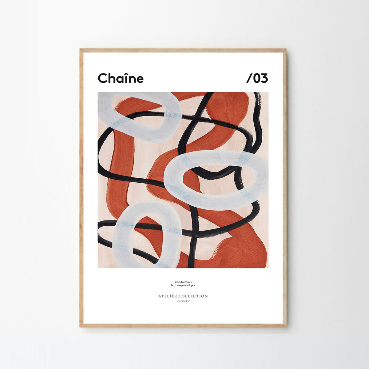 Buy Chaine Print 50Cm x 70Cm by The Poster Club online - RJ Living