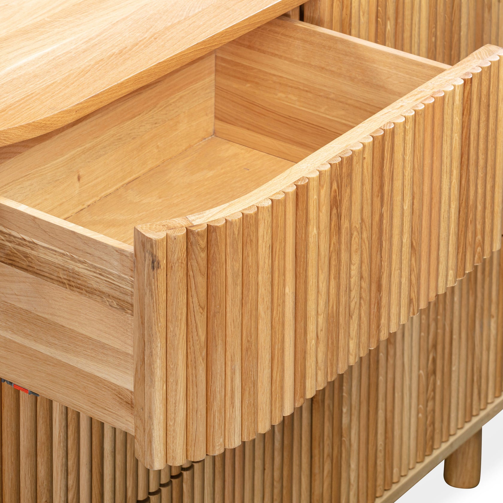 Buy Ripple 6 Drawer Chest - Oak by RJ Living online - RJ Living