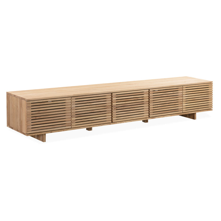 Buy Linear Entertainment Unit 240cm - Oak by RJ Living online - RJ Living