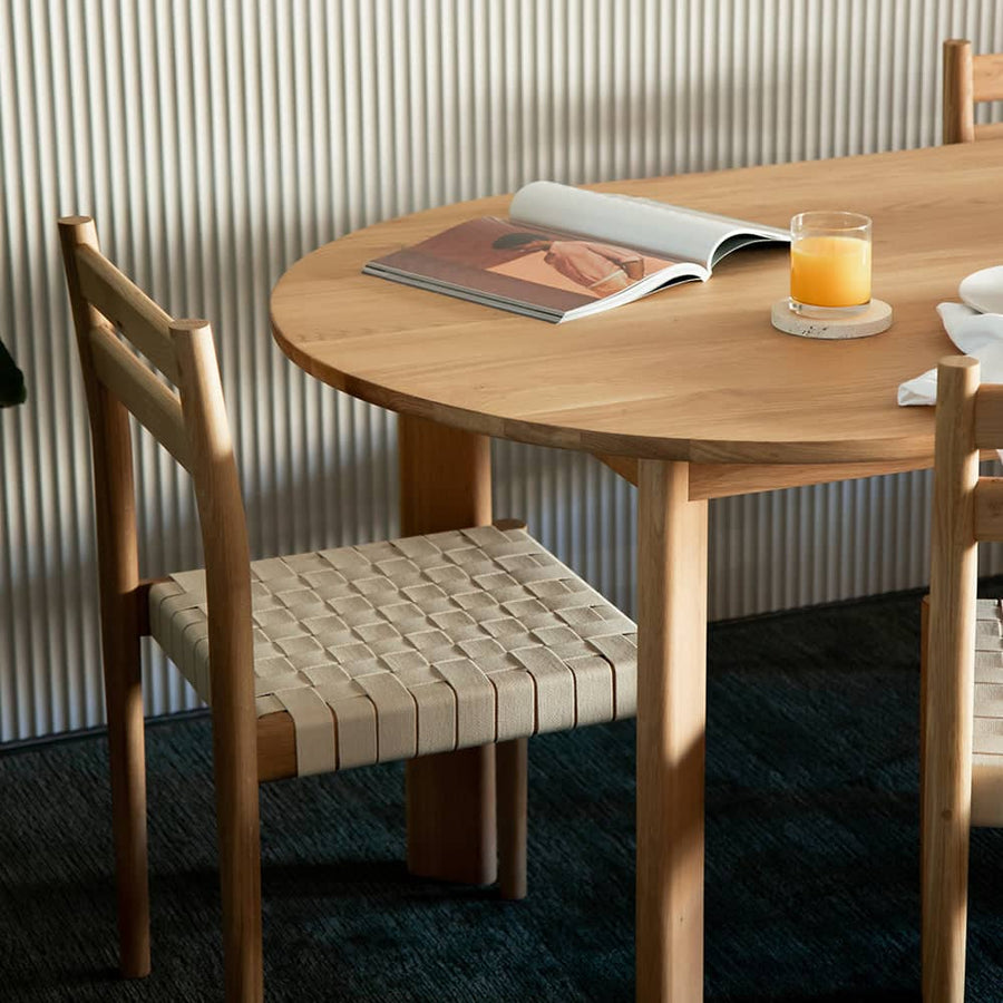 Buy Loop Dining Table 180cm - Oak by RJ Living online - RJ Living