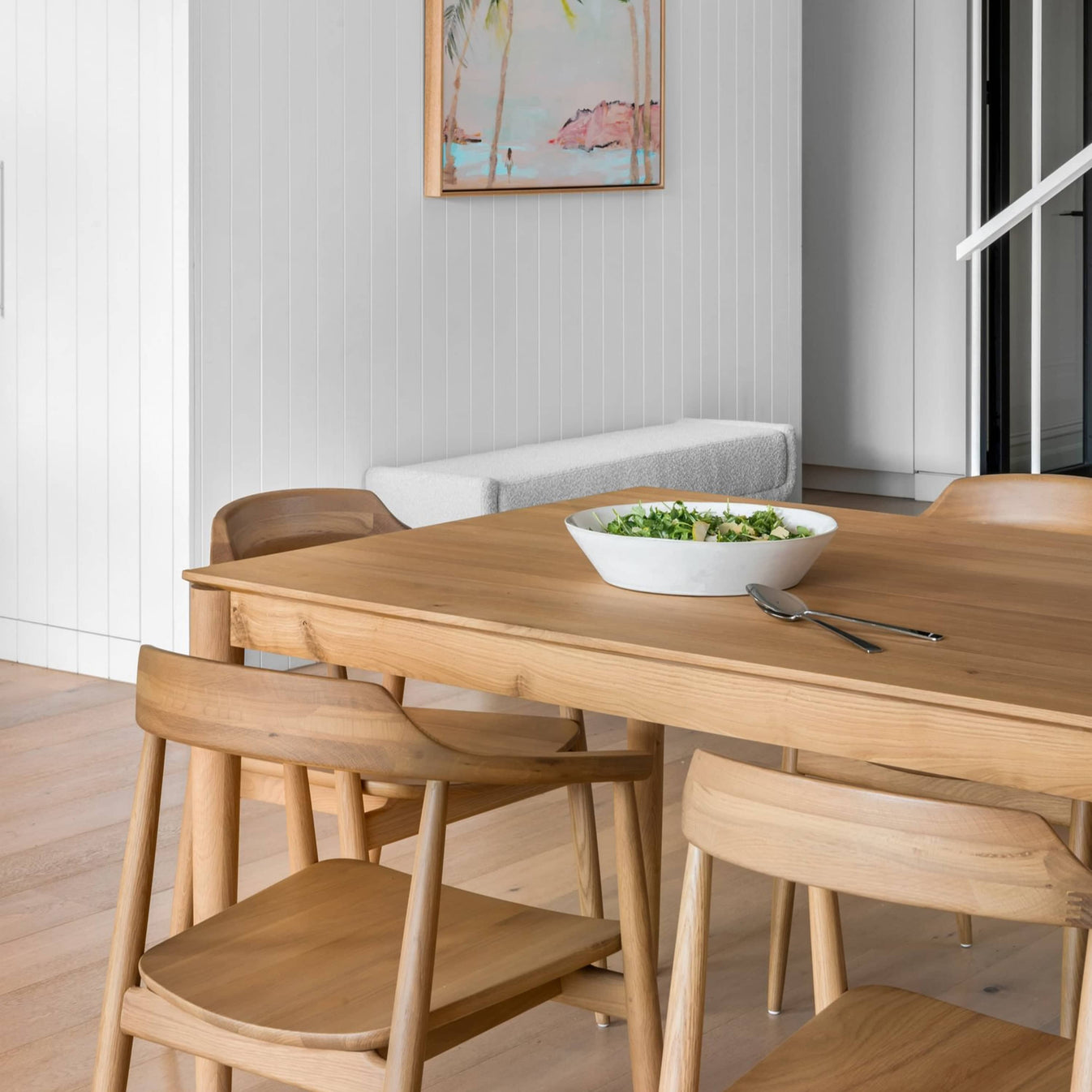 Buy Gather Dining Table 200cm - Oak by RJ Living online - RJ Living