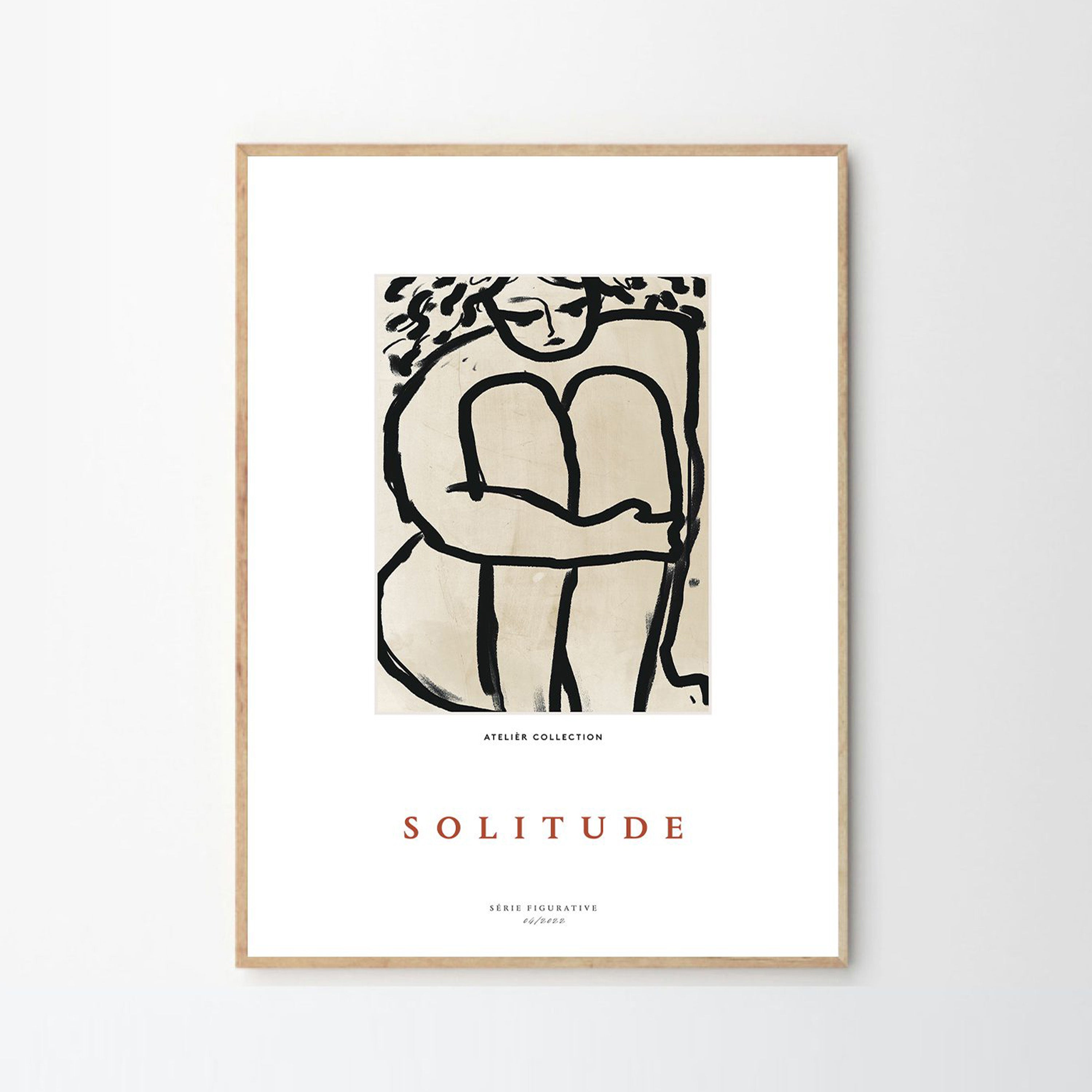 Buy Solitude Print 70cm x 100cm by The Poster Club online - RJ Living